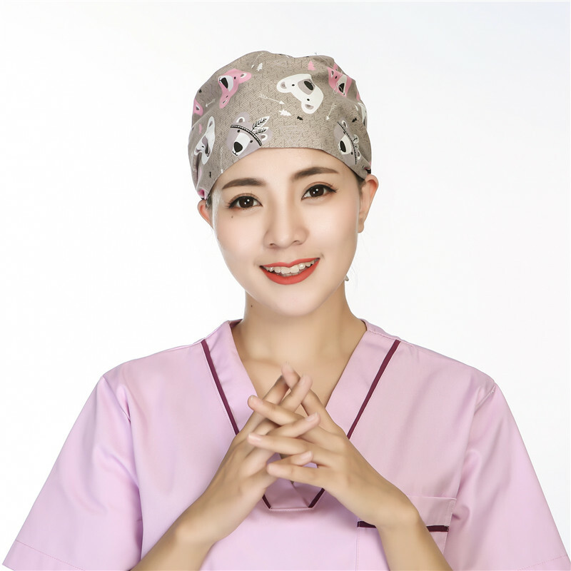 Clinic Medical Hat Doctor Surgical Print Women and Man Working Cap ...