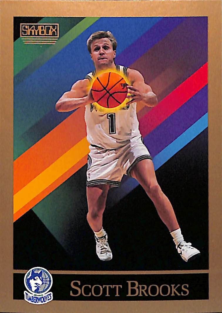 1990 SkyBox Scott Brooks #396 Minnesota Timberwolves | eBay