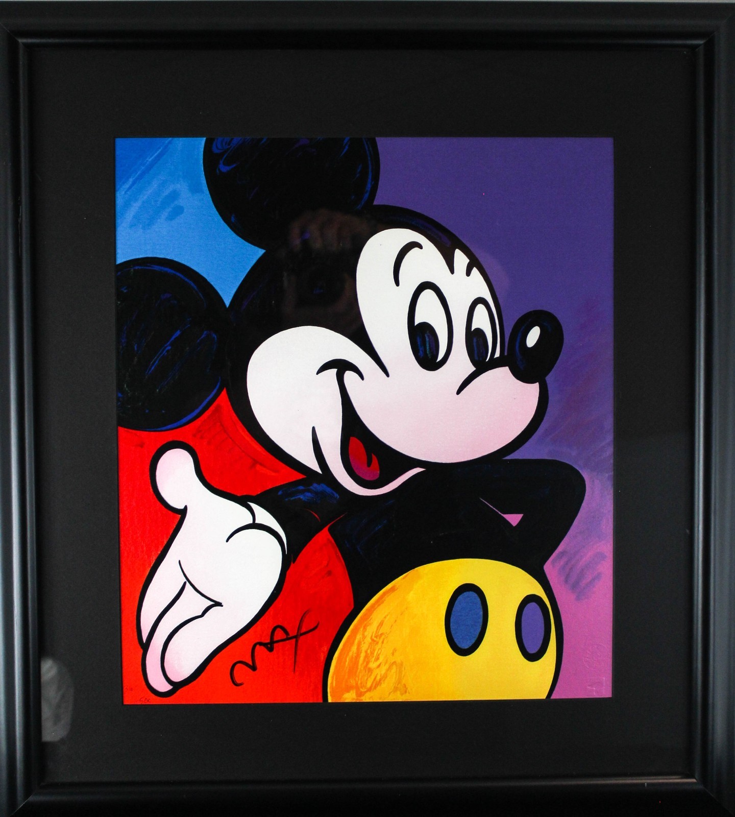 PETER MAX MICKEY MOUSE SUITE SERIGRAPH - DISNEY - MATCHING NUMBER - 4 ...