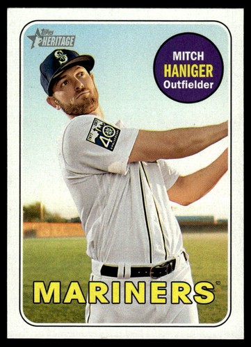 2018 Topps Heritage #21 Mitch Haniger - Seattle Mariners | eBay