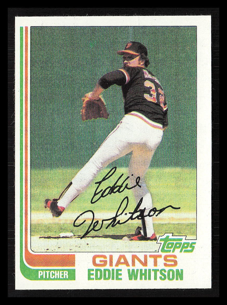 Eddie Whitson 1982 Topps #656 San Francisco Giants | eBay