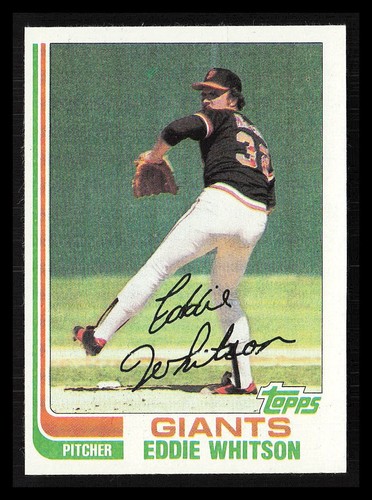 Eddie Whitson 1982 Topps #656 San Francisco Giants | eBay
