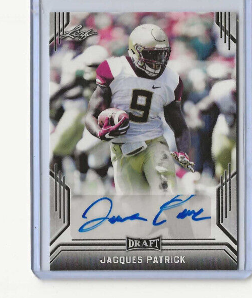 2019 JACQUES PATRICK LEAF DRAFT AUTO ROOKIE CARD MINT LIMITED FSU | eBay
