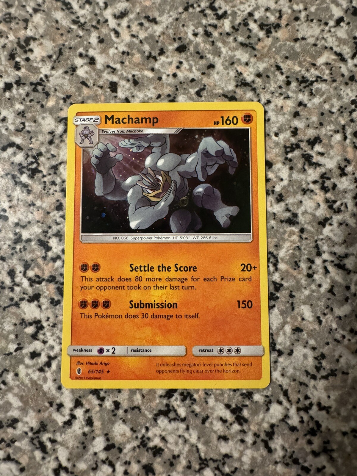 Machamp Holo Rare NM 65/145 Sun & Moon - Guardians Rising Pokemon Card ...