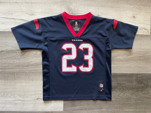 Houston Texans NFL Team Apparel Jersey Foster #23 Sz Child Small Kids ...