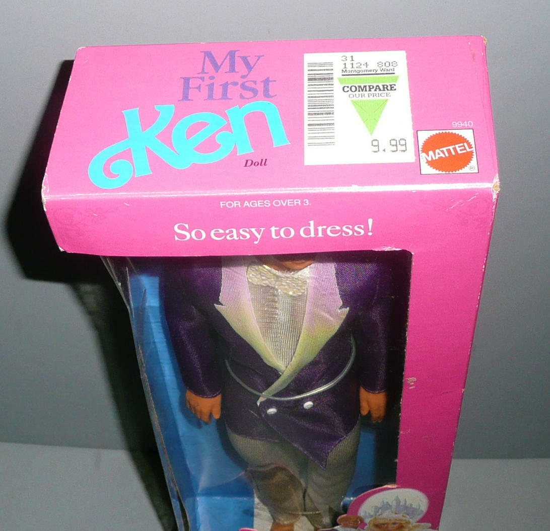 Vintage Mattel Barbie MY FIRST KEN DOLL Blond *Unused NIB 1989 | eBay ...
