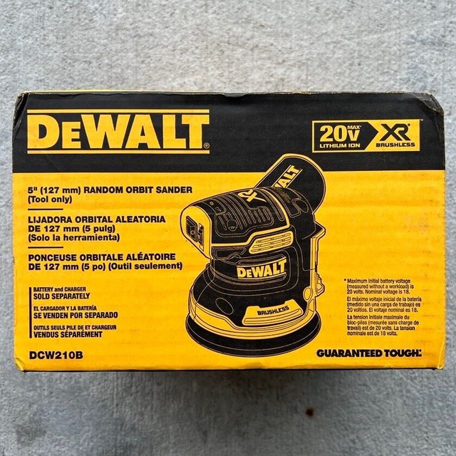 DeWalt DCW210B 20V Cordless 5" Variable Orbital Sander for sale online ...