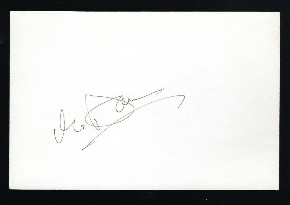 Vic Damone signed autograph 4"x6" card Singer Actor | eBay