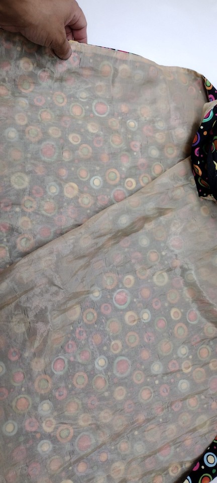 TEEN WITCH cape FUNKY BLACK MAGIC CAPE COLOR CIRCLES Cotton Cape ...