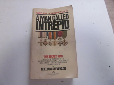 1976 A MAN CALLED INTREPID BY WILLIAM STEVENSON TRUE CRIME PAPERBACK ...