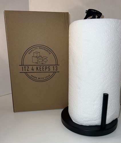 Paper Towel Holder With Spray Bottle And Suction Cups Base For Added ...