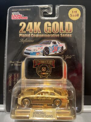Nascar Diecast 24K Gold 50TH Anniversary Racing Champions #34 Gould's ...