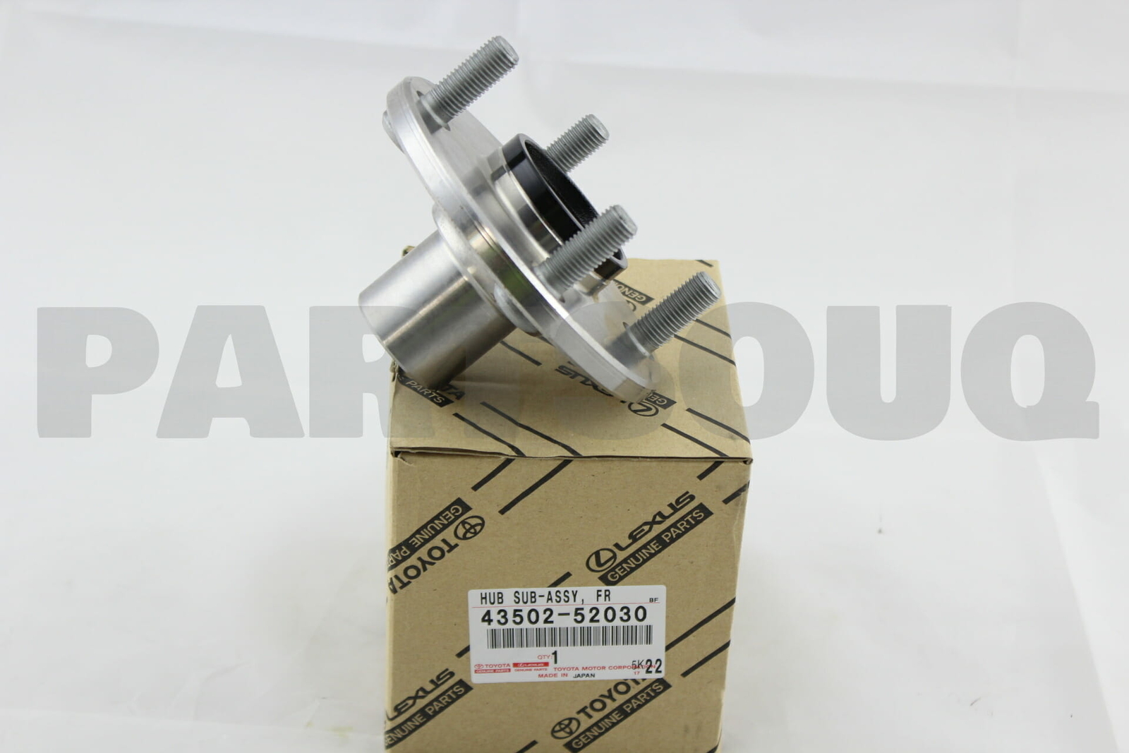 4350252030 Genuine Toyota HUB SUB-ASSY, FRONT AXLE, RH/LH 43502-52030 ...