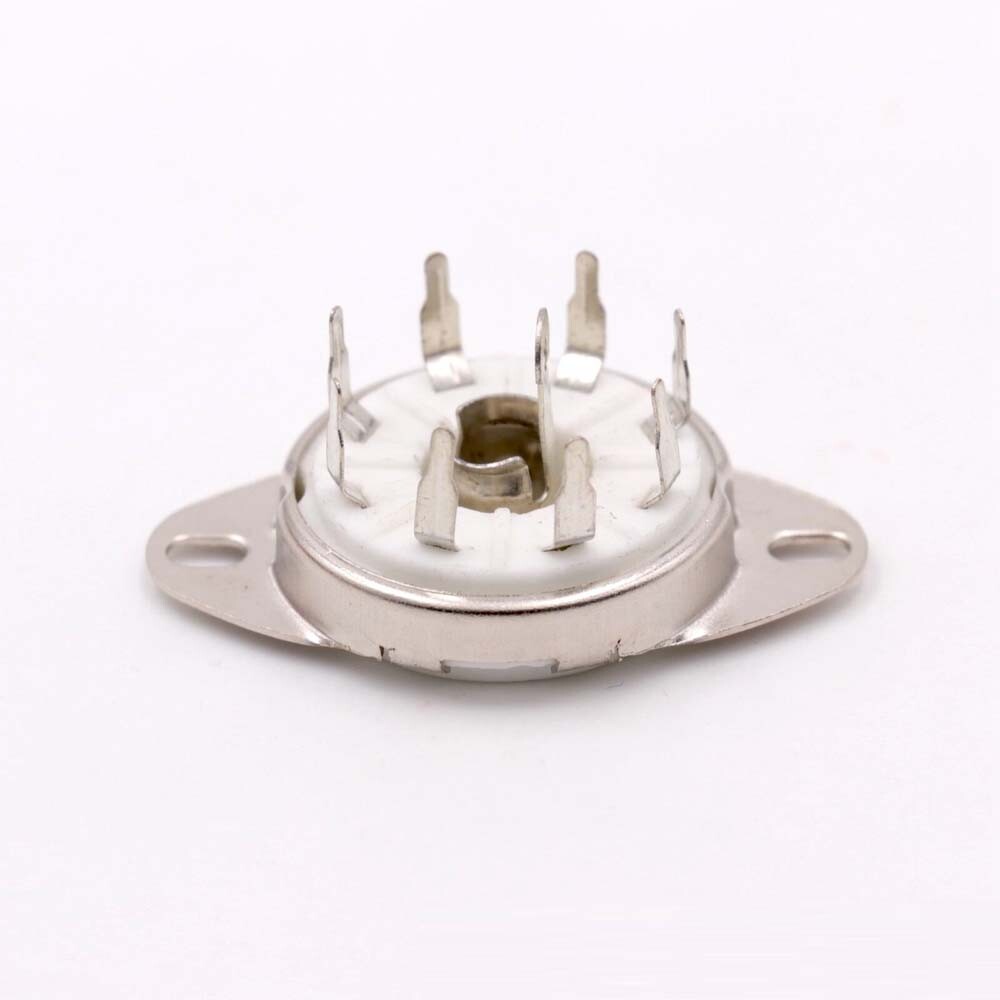 Generic 8pin B8G Loctal PCB Mount Tube Socket For 5B254 C3G 5B255M 2PCS ...