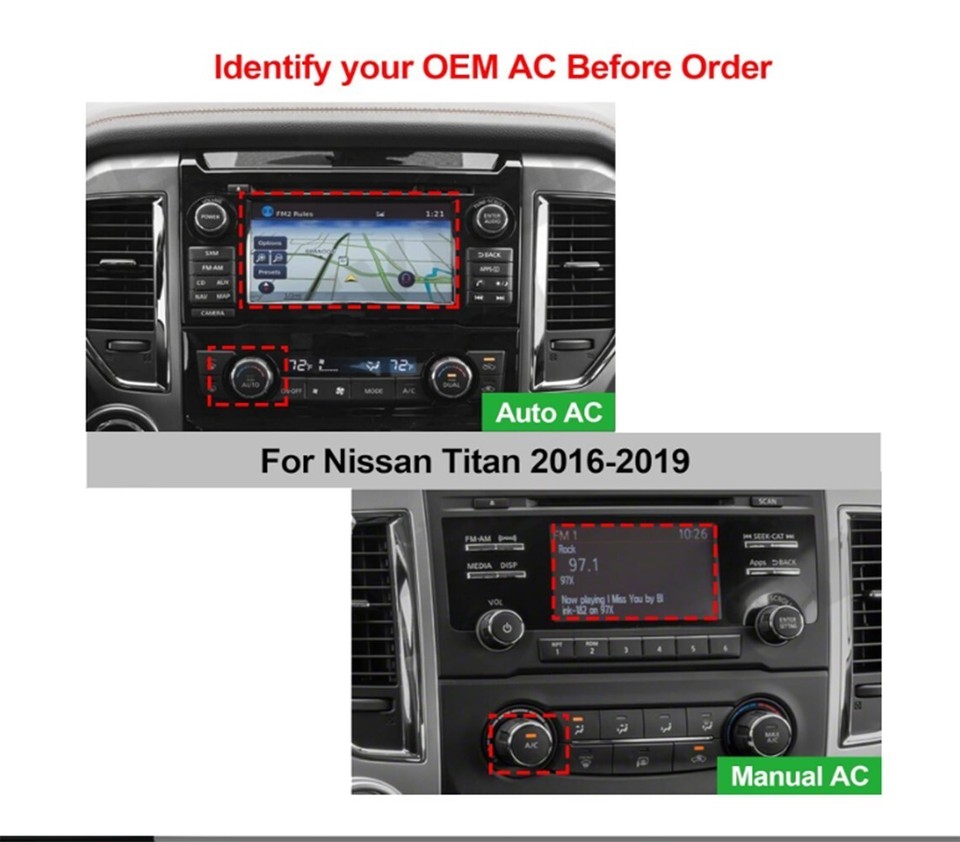 13'' For Nissan Titan 2016-2019 Android Car Radio Stereo GPS Navi ...