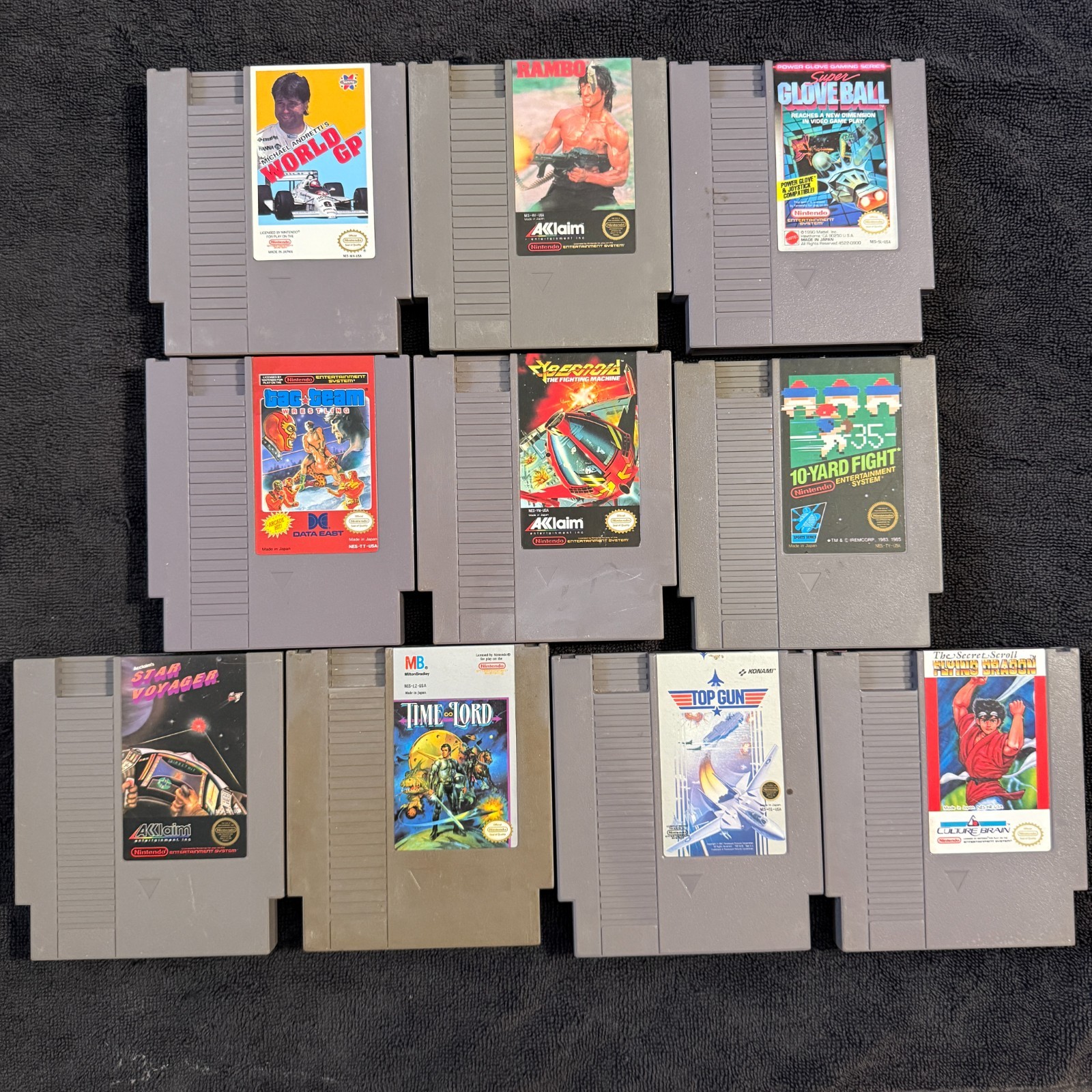 Lot of x 10 Cartridges Only NES Nintendo Entertainment System Games | eBay