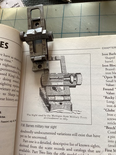 Rare Sharps adjustable windage! Creedmoor Target Style Military Ladder ...