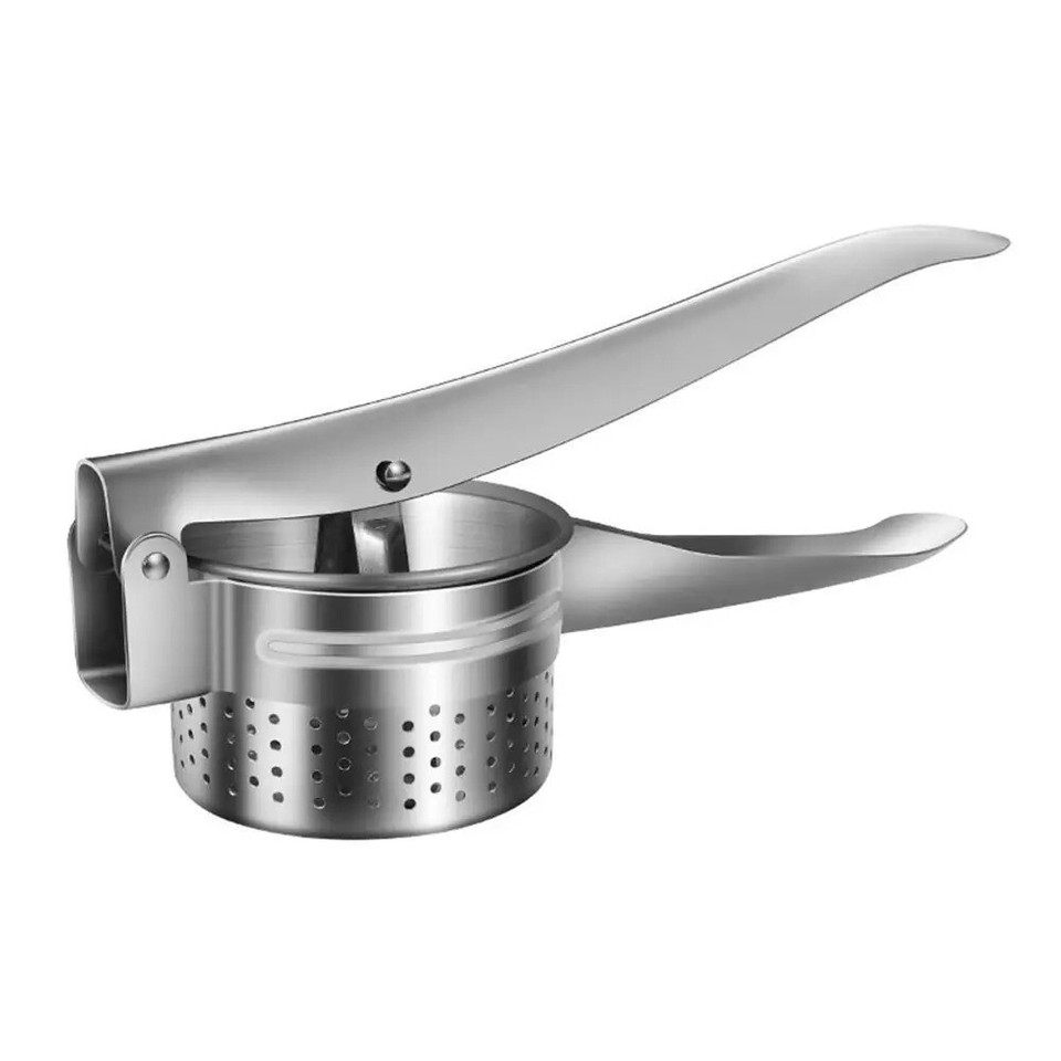 Stainless Steel Potato Masher Press Ricer No Lumps Large Heavy ...