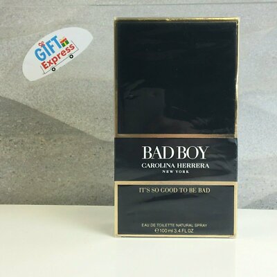 Bad Boy Cologne by Carolina Herrera 3.4 oz Eau De Toilette Spray for ...