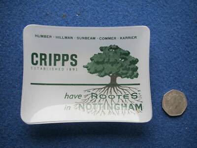 Cripps of Nottingham : Rootes Group promo Ashtray c1968 - Hillman ...