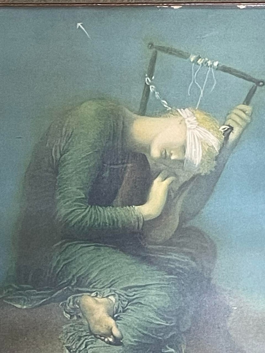 George Frederic Watts Hope Hope By George Frederic Watts 1886 Framed