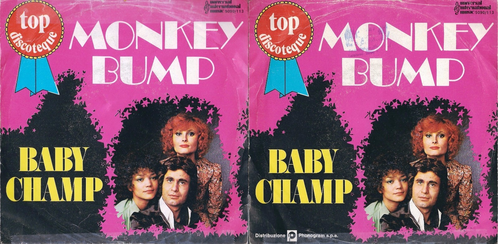 45 RPM Record Baby Champ - Monkey Bump // Heartbreaker from Jamaica | eBay