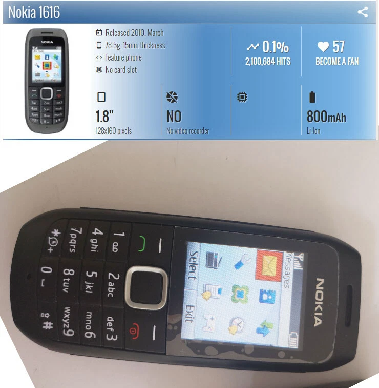 Nokia 1616 2