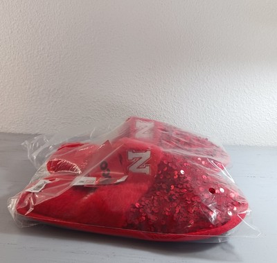 Nebraska Cornhuskers Slippers Women’s L Sequence FOCO | eBay
