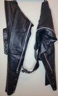 Xelement Motorcycle Chaps Mens Size 48 Black Leather Riding Gear | eBay