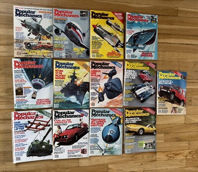 Vintage 1981-1983 Lot of (13) Popular Mechanics Magazines -Cobra ...