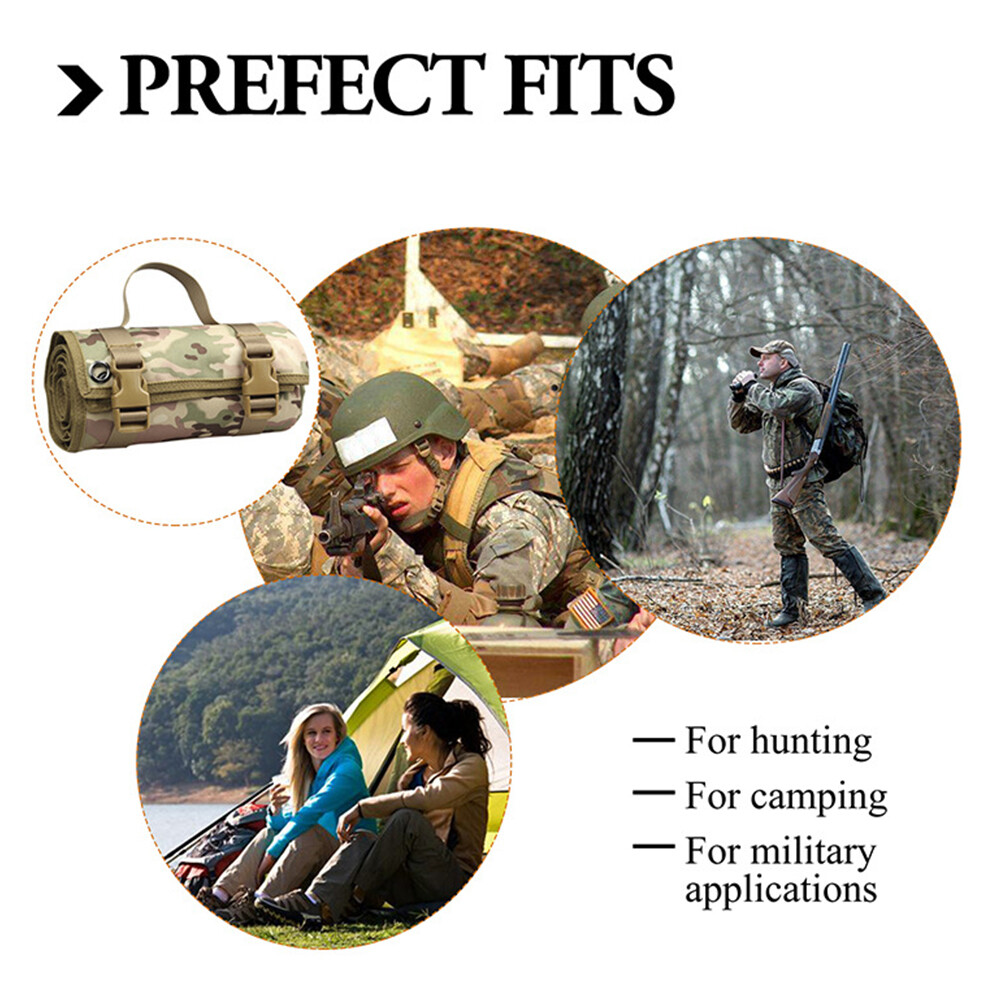 Tactical Shooting Range Mat Training Roll Up Hunting Gun Pad Picnic gyy ...
