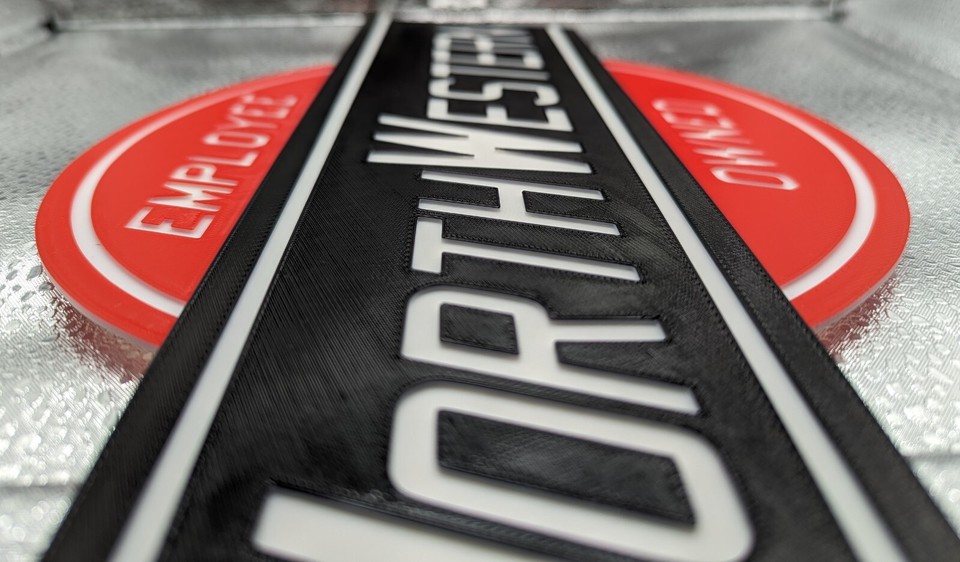 Chicago North Western CNW C&NW 3D Sign, Wall Art, Plastic | eBay