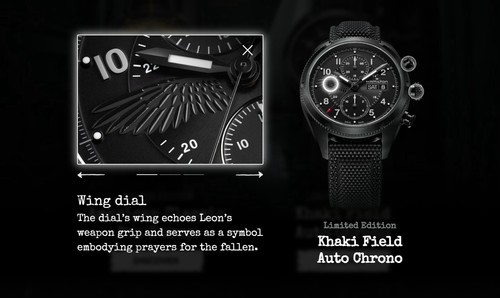 HAMILTON Resident Evil Requiem Leon Khaki Field Auto Chrono Watch ...