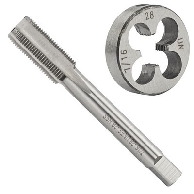 7/16"-28 UNEF HSS Tap And Die Set Right Hand Machine Thread Tapping ...