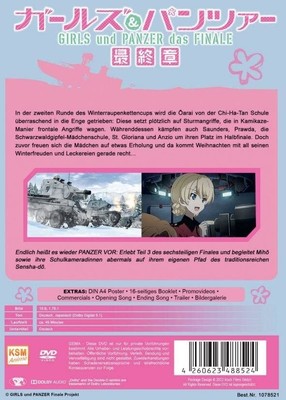 Girls und Panzer.03.DVD.1078522 (DVD) Tsutomu Mizushima Samira Jakobs ...