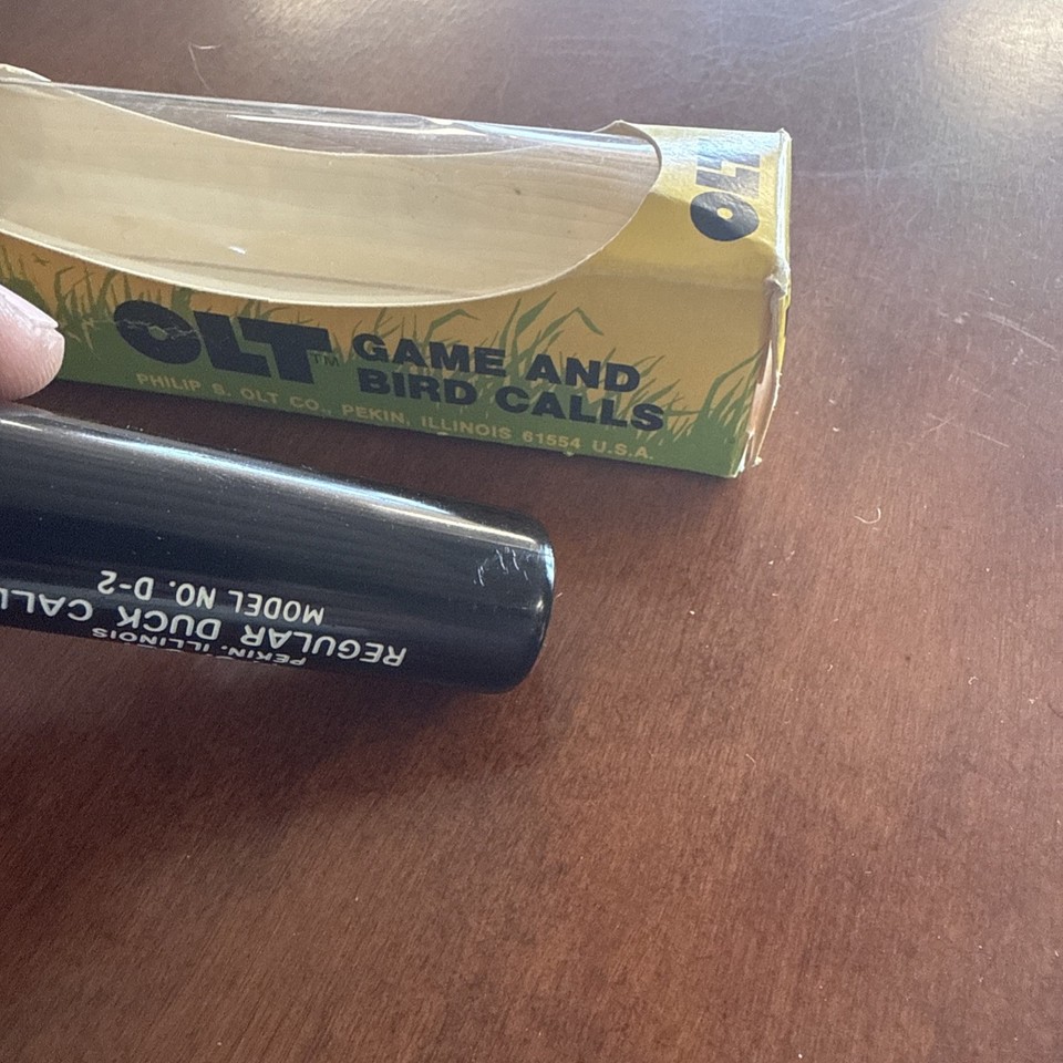 VINTAGE Original P.S. OLT PEKIN ILL Model D-2 Regular Duck Call in ...