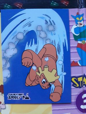 osamu tezuka trading card epoch 1996 tetswan atom astroboy card number ...