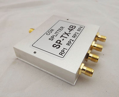 RF Coaxial Power Splitter Divider Combiner SMA 4-way Signal Booster 380 ...