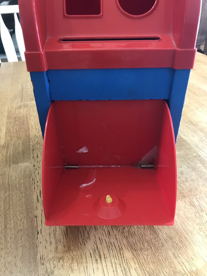 Vintage Playskool Postal Station 11" Wooden Mailbox shape sorter (no ...