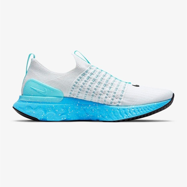 Size 7 - Nike React Phantom Run Flyknit 2 White Glacier Blue for sale ...