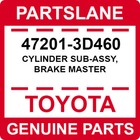 47201-3D460 Toyota OEM Genuine CYLINDER SUB-ASSY, BRAKE MASTER | eBay