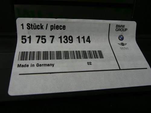 NEW GENUINE BMW E81 E87 E90 E91 E84 UNDERBODY SHIELD DEFLECTOR LIP ...