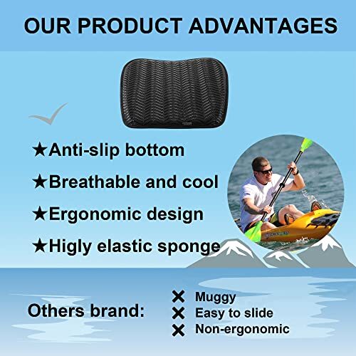 Anti Slip Kayak Seat Cushion for Kayaking,Canoeing,Drifting,Rafting ...