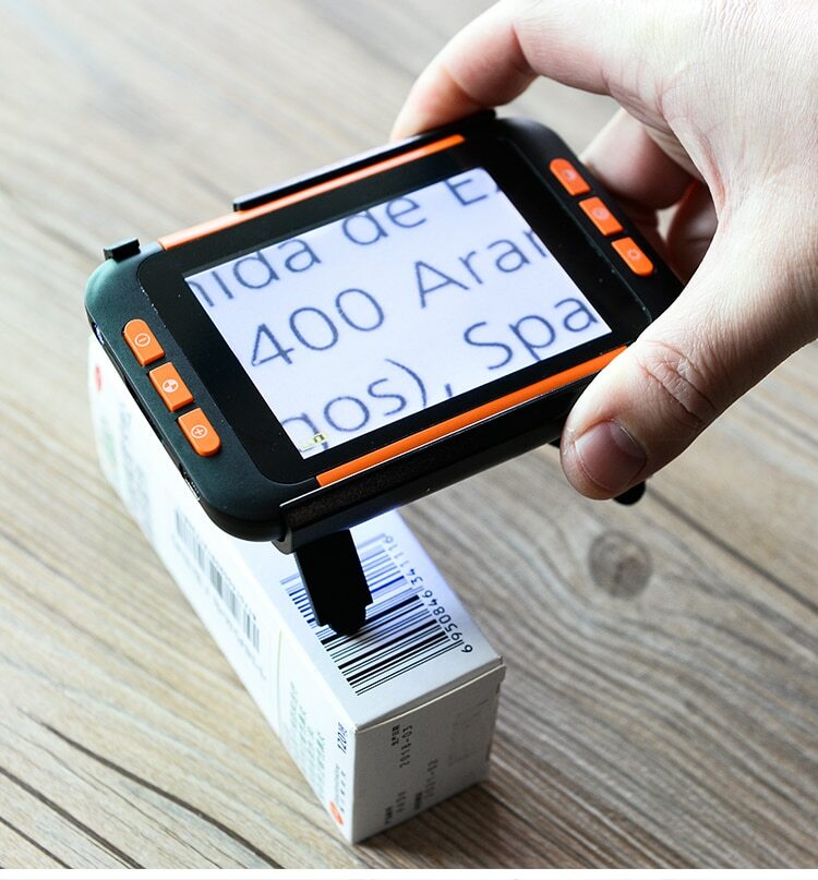 Electronic Loupe Low Vision 3.5" Video Magnifier Reading Aid Digital ...