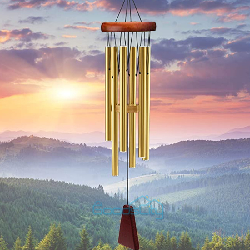 Large Deep Tone Windchime Church Bells Wind Chimes Outdoor Garden Home ...