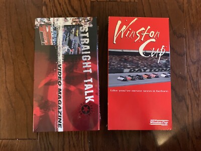 Vtg Nascar Winston Cup Series Straight Talk Lot Of 2 VHS Tapes -New In ...