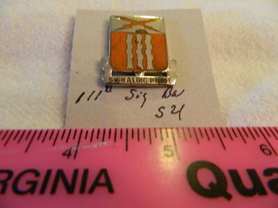 111th Signal Battalion S21 Unit Crest, DI, DUI (DRAW#Z9) | eBay