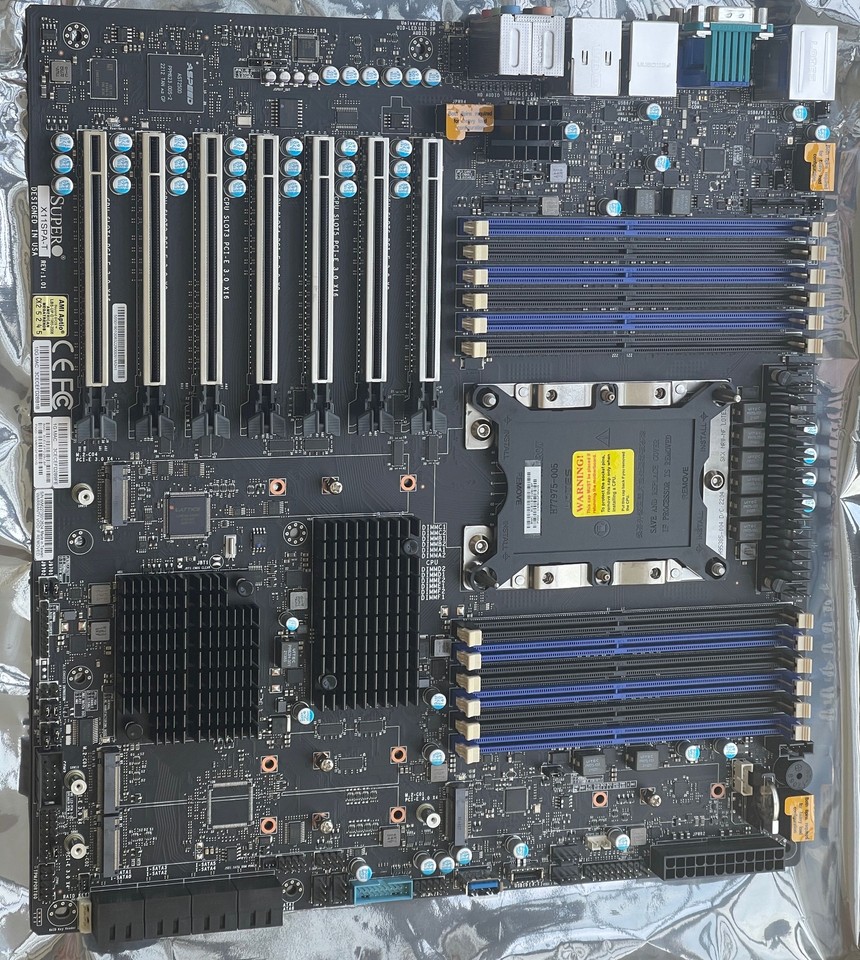 Supermicro X11SPA-T Server Motherboard LGA3647 E-ATX C621 Chipset 12 ...