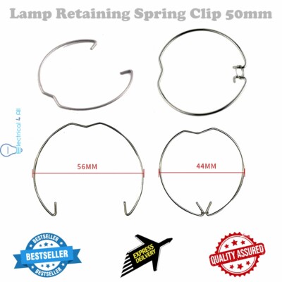 Lamp Retaining Spring Clip for 50mm GU10 LED For Recessed Downlights ...