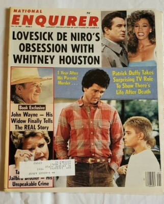 1987 National Enquirer: John Wayne, Patrcik Duffy, Raquel Welch and ...